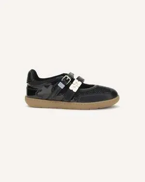 GANNI Sue Ballerinas With Buckle Detail