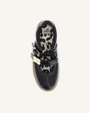 GANNI Sue Ballerinas With Buckle Detail