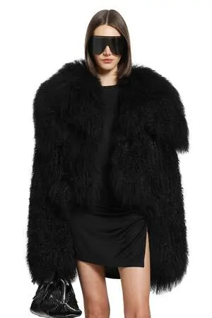 Attico Shearling Bomber