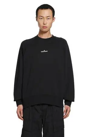 Stone Island Crewneck Sweatshirt With Graphic Logo
