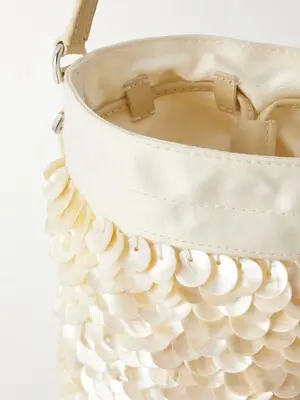 Staud Lila Sequined Bucket Bag