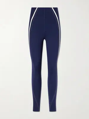 Lululemon Striped Ultralu Leggings Blue