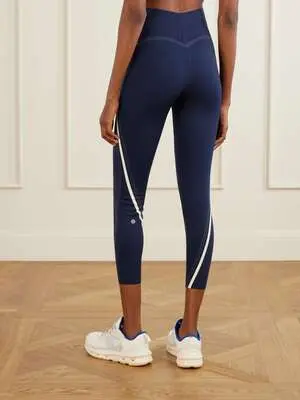 Lululemon Striped Ultralu Leggings - Navy