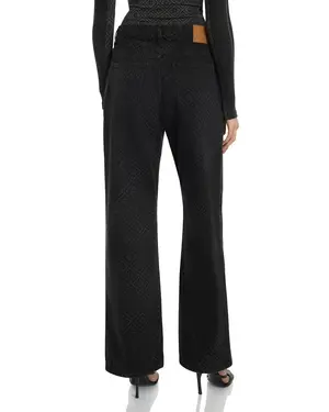 Casablanca Monogram Baggy Jeans