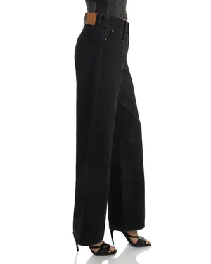 Casablanca Monogram Baggy Jeans