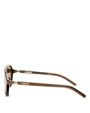 Jacquemus Pastro Aviator Sunglasses, 57mm