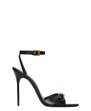 Balmain Anthem Smooth Leather Sandals