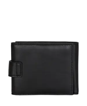 Balmain Pulse Trifold Smooth Leather Wallet - Black