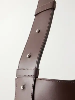 LIÉ STUDIO The Grace Leather Tote - Brown
