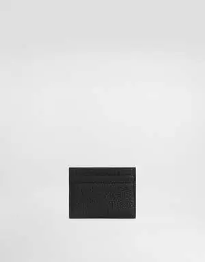Dolce & Gabbana Calfskin Card Holder With Logo