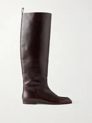 Khaite Colt Leather Knee-high Boots - Brown