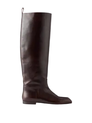 Khaite Colt Leather Knee-high Boots - Brown