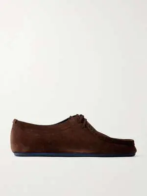 JIL SANDER Suede Lace-up Shoes - Brown