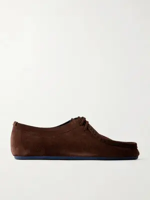 JIL SANDER Suede Lace-up Shoes - Brown