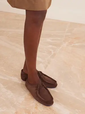 JIL SANDER Suede Lace-up Shoes - Brown