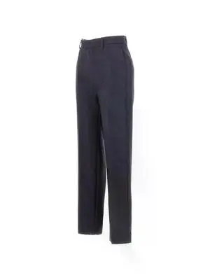 MAISON MARGIELA Fringed Virgin Wool Trousers