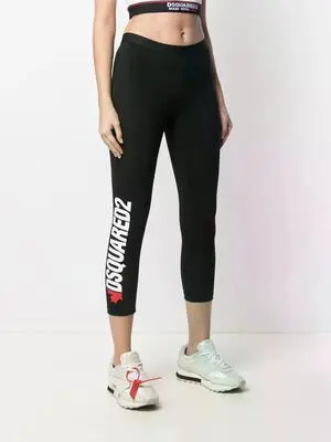 Dsquared2 Logo-print Cropped Leggings