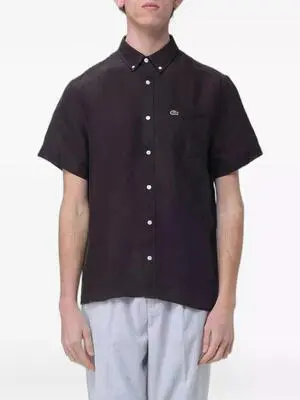 Lacoste Logo-patch Linen Shirt