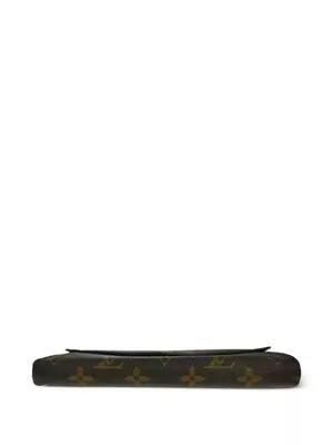 LOUIS VUITTON 2014 Monogram Portefeuille Sarah Wallet - Brown