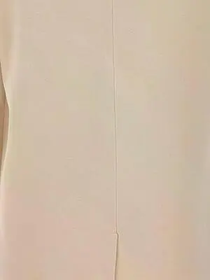 KANGRA Knitted Rolled-sleeve Blazer - Neutrals