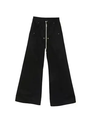 Rick Owens Bela Wide-leg Trousers - Black