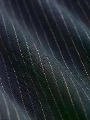 Ralph Lauren Pinstriped Cuffed Trousers