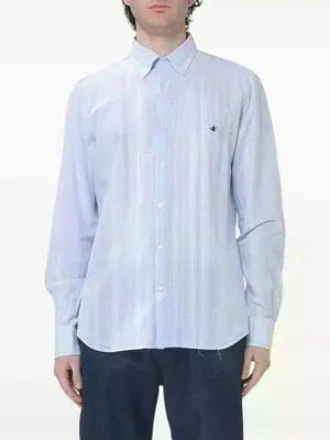 BROOKSFIELD Striped Linen Shirt