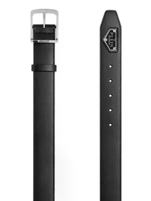 Philipp Plein Leather Belt With Signature Hardware
