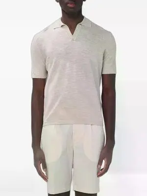 BROOKSFIELD V-neck Bowling-collar T-shirt