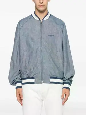 Givenchy Embroidered Logo Striped Jacket
