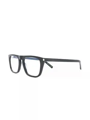 Saint Laurent Round Frame Glasses - Black