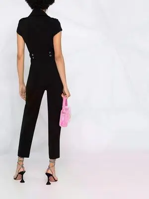 Moschino Belted Snap-fastened Jumpsuit