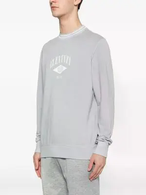 Eleventy Logo Print Sweatshirt
