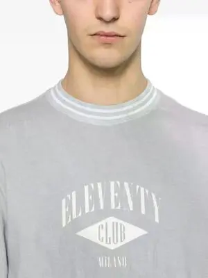Eleventy Logo Print Sweatshirt