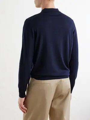 SLOWEAR Slim-fit Flexwool Polo Shirt