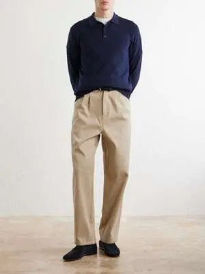 SLOWEAR Slim-fit Flexwool Polo Shirt