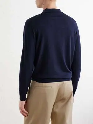 SLOWEAR Slim-fit Flexwool Polo Shirt
