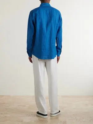 Frescobol Carioca Antonio Linen Shirt