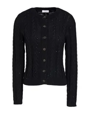 Brunello Cucinelli Cardigan Size Cotton, Polyester - Black