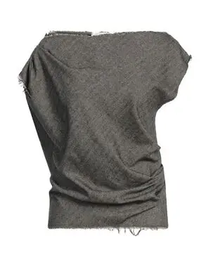 8PM Top Size Wool, Polyester, Viscose - Black