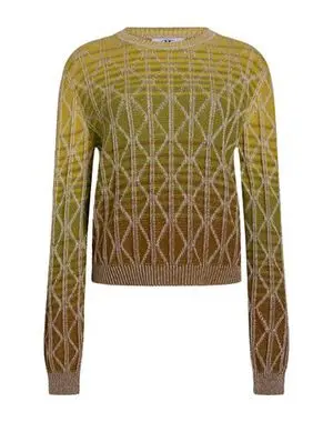 Missoni Sweater Lime Size Cotton, Synthetic Fibers, Wool, Metallic Fiber - Green