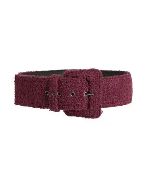 Patrizia Pepe Wide Bouclé Belt With Buckle