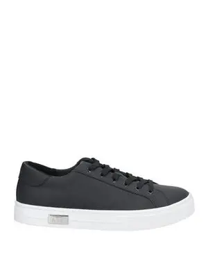 Armani Exchange Sneakers Size Calfskin - Black