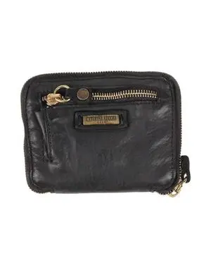 CATERINA LUCCHI Gold Wallet Calfskin - Black