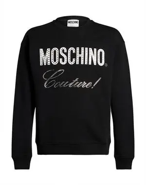 Moschino Sweatshirt Size Cotton - Black