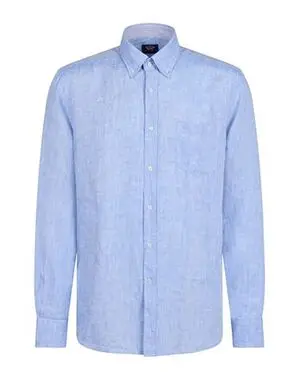 Paul & Shark Shirt Size Linen - Azure