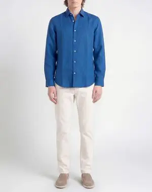 EDITIONS 102 Shirt Slate Size Linen, Lyocell