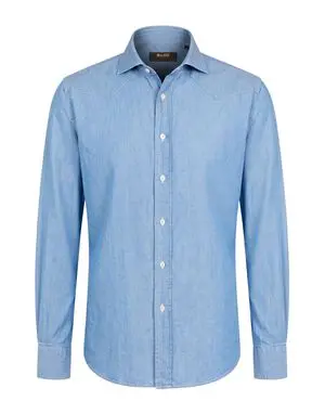 MOORER Denim Shirt Size Cotton