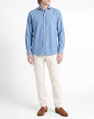 MOORER Denim Shirt Size Cotton