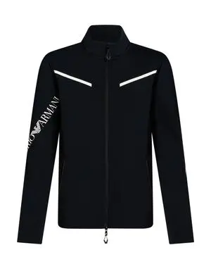 EA7 Sweatshirt Size Polyester, Elastane - Black